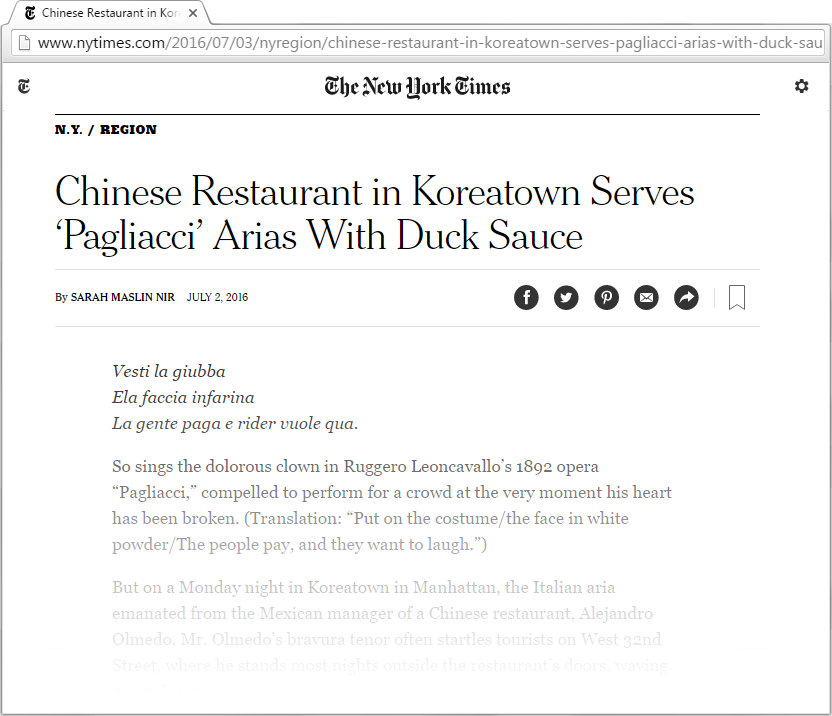 Chinese Restaurant in Koreatown Serves ‘Pagliacci’ Arias With Duck ...